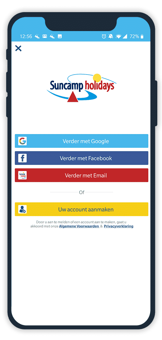 Overzicht van alle ACSI en Suncamp holidays apps | Camping apps